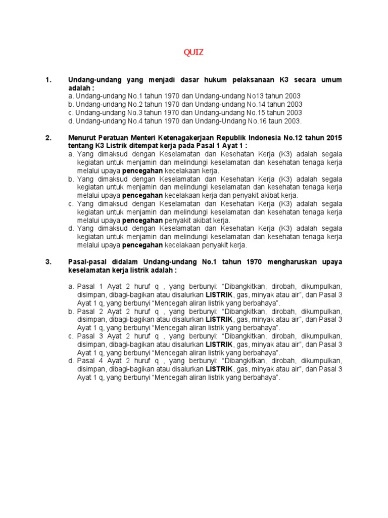 Quiz 11 | PDF | Hukum | Teknologi & Rekayasa