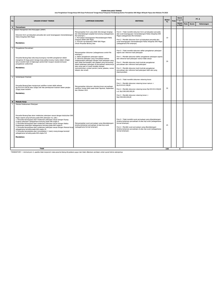 020 Form Evatek | PDF