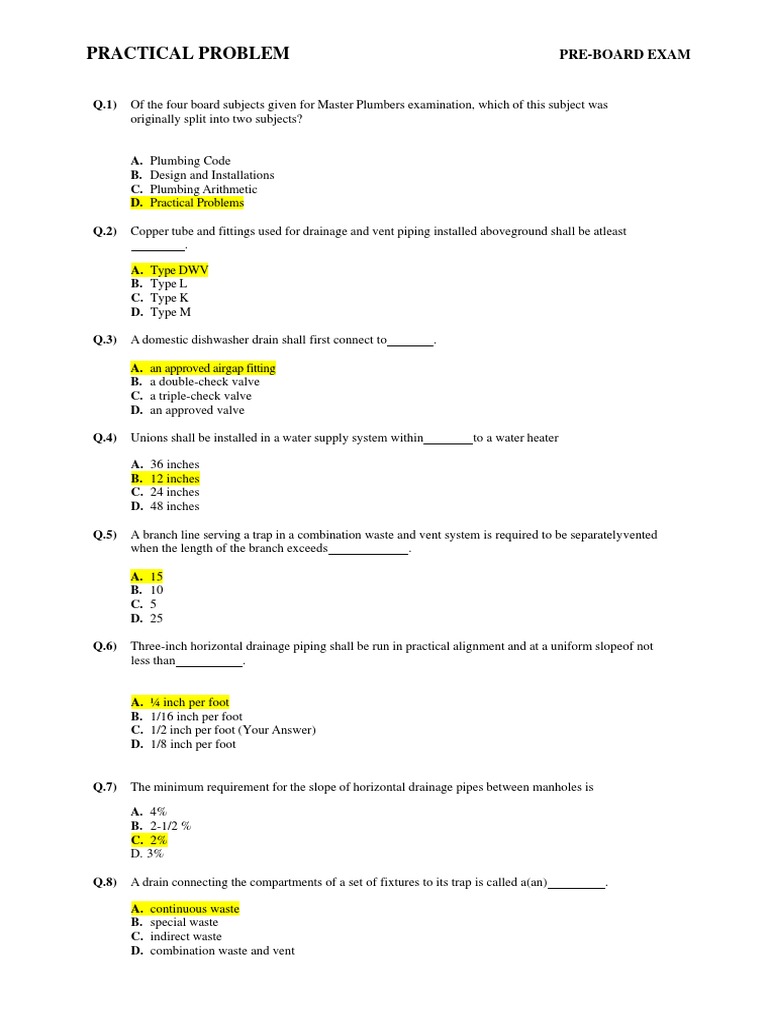 Pre-Board Exam - PL - Practical Problem - 6.25.22 - Answer Key | PDF ...