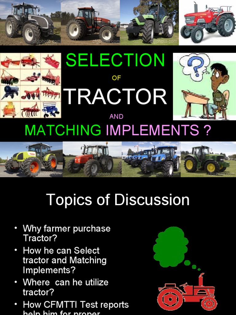 Selection: Tractor | PDF | Horsepower | Transmission (Mechanics)