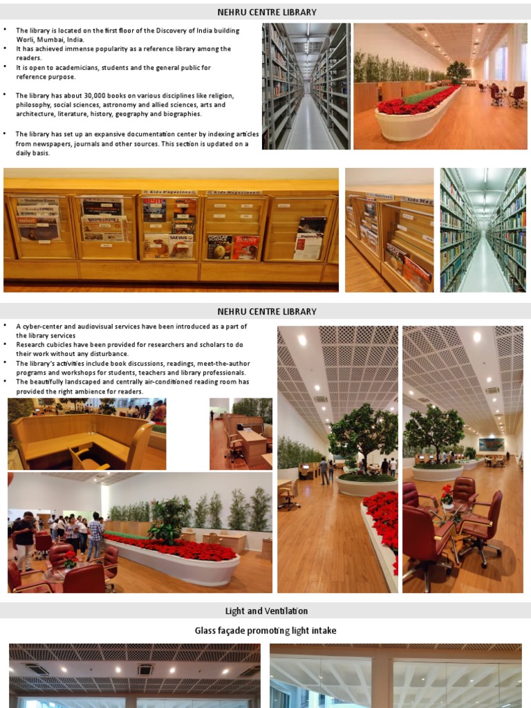 Nehru Center PPT Final. | PDF | Libraries | Anthropometry