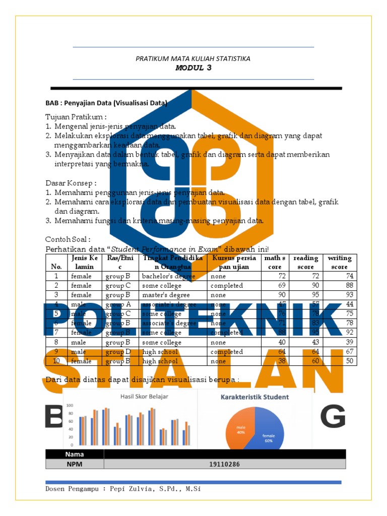 ArsyifaPratikum 3 - Visualisasi Data | PDF