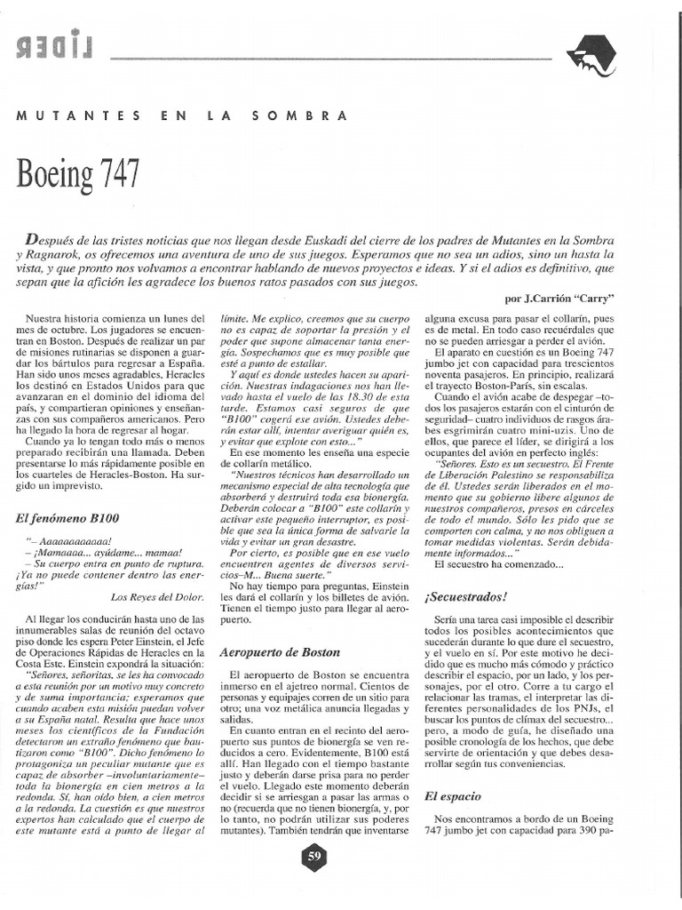 01 Boeing 747 | PDF