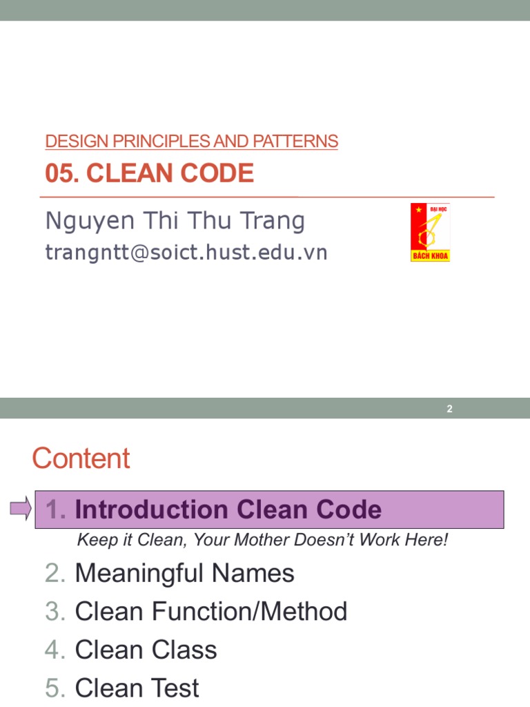 05 Clean Code Pdf Inheritance Object Oriented Programming Class Computer Programming