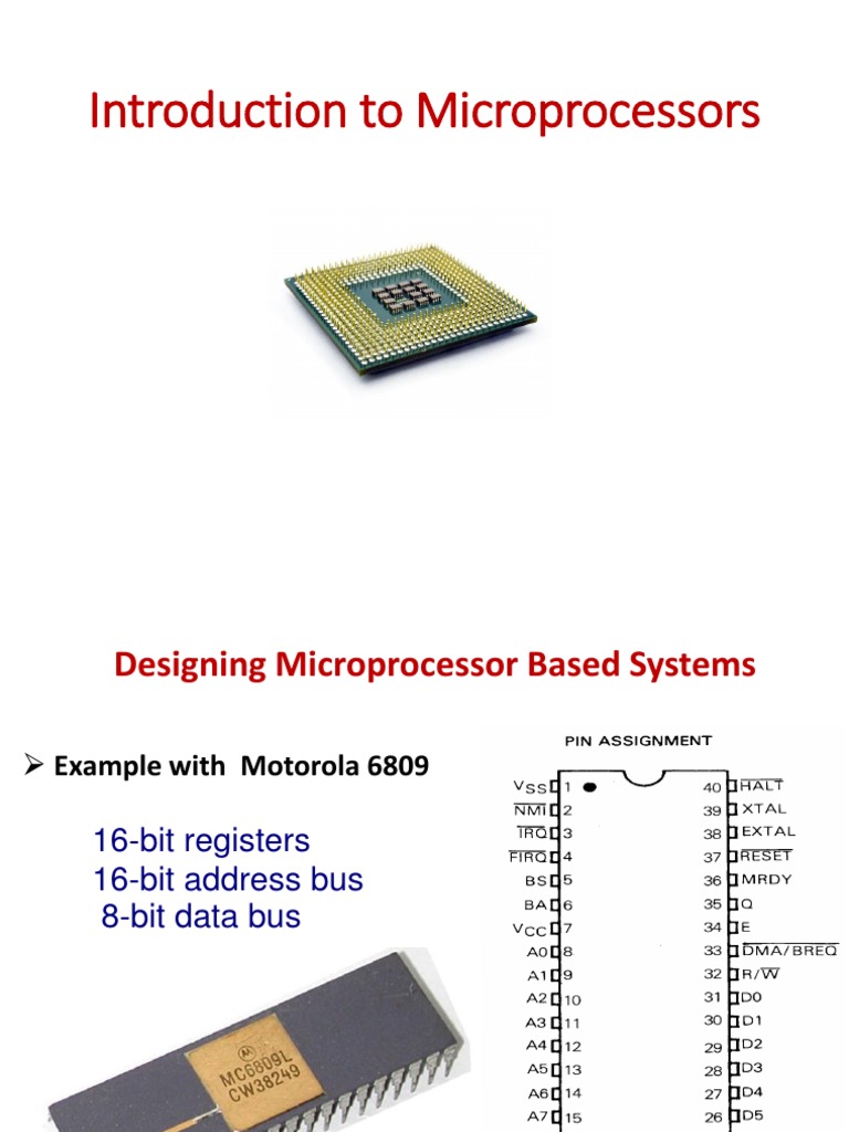 Introduction To Microprocessors | Download Free PDF | Central ...