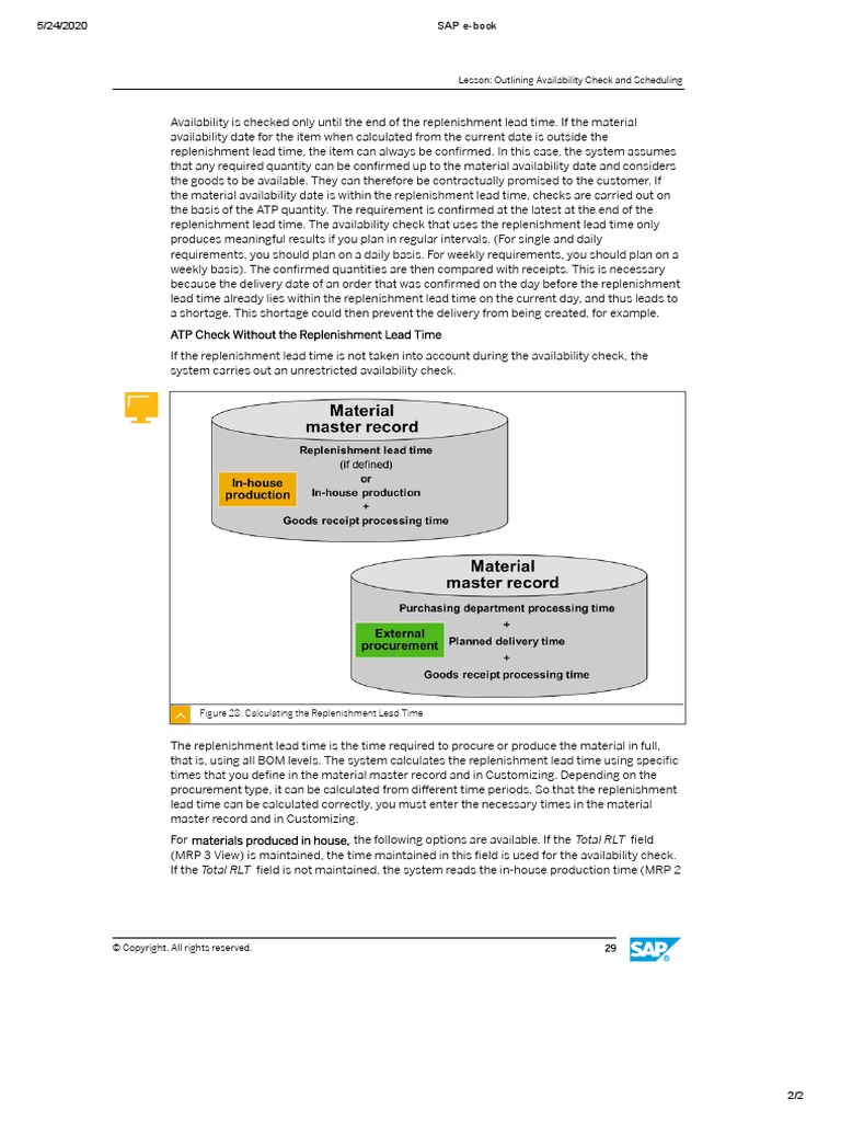 s4270-SAP Advanced ATP (aATP) - 2020-4 | PDF | Receipt | Application ...
