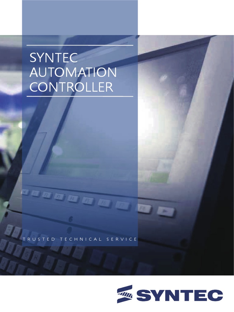 Syntec Automation Controller Guide | PDF | Programmable Logic Controller | Power Inverter