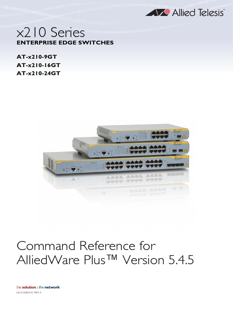 Manual Allied Telesis X210 | PDF | Computing | Computer Networking
