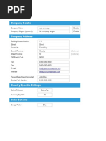 Water Bill Invoice Template | PDF