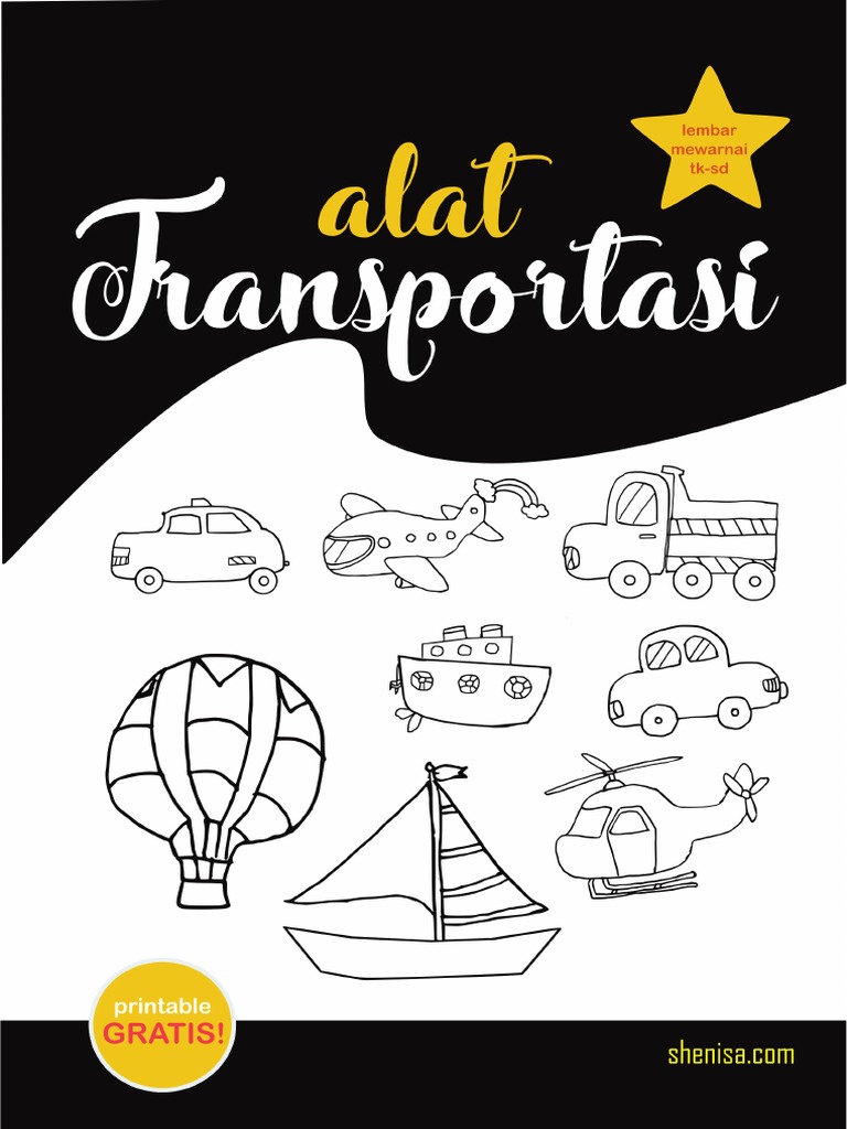 EBOOK MEWARNAI - Seri Transportasi-1 | PDF
