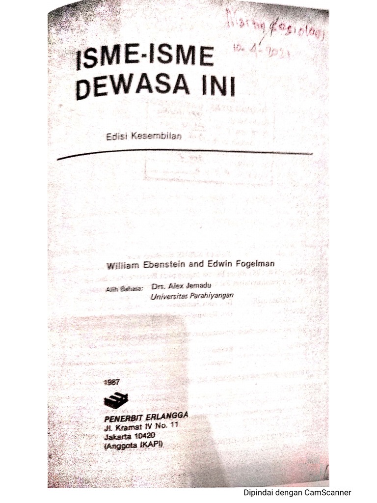 Isme-Isme Dewasa Ini | PDF