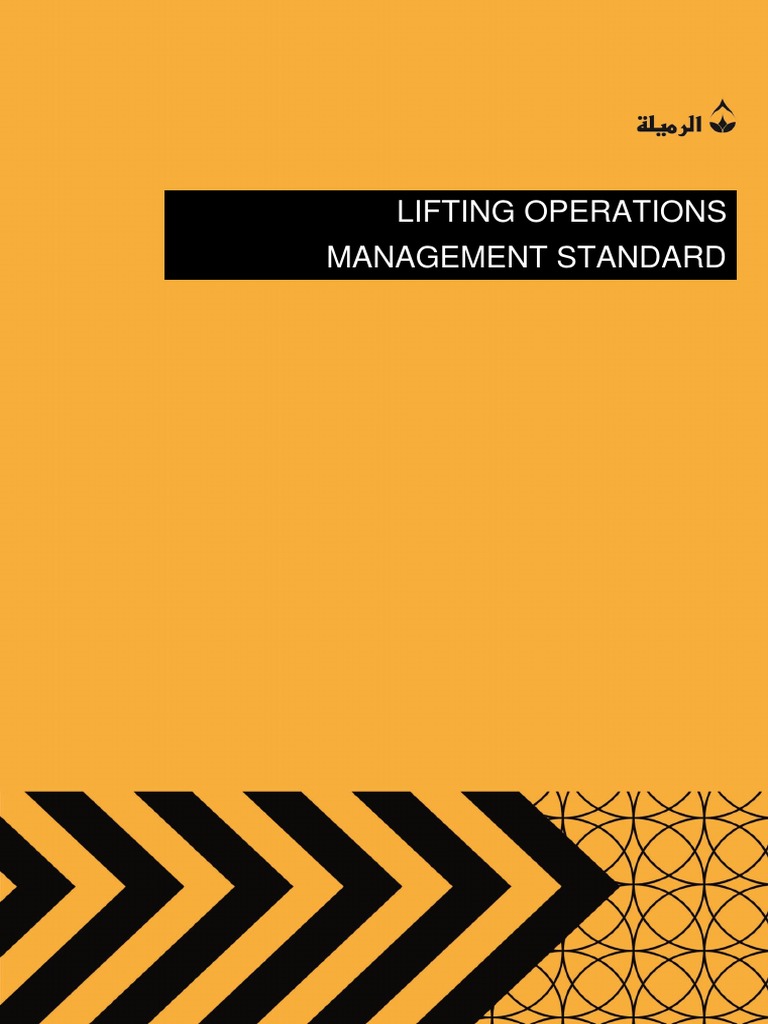 Lifting Operations Management Standard | PDF | Risk | Occupational ...