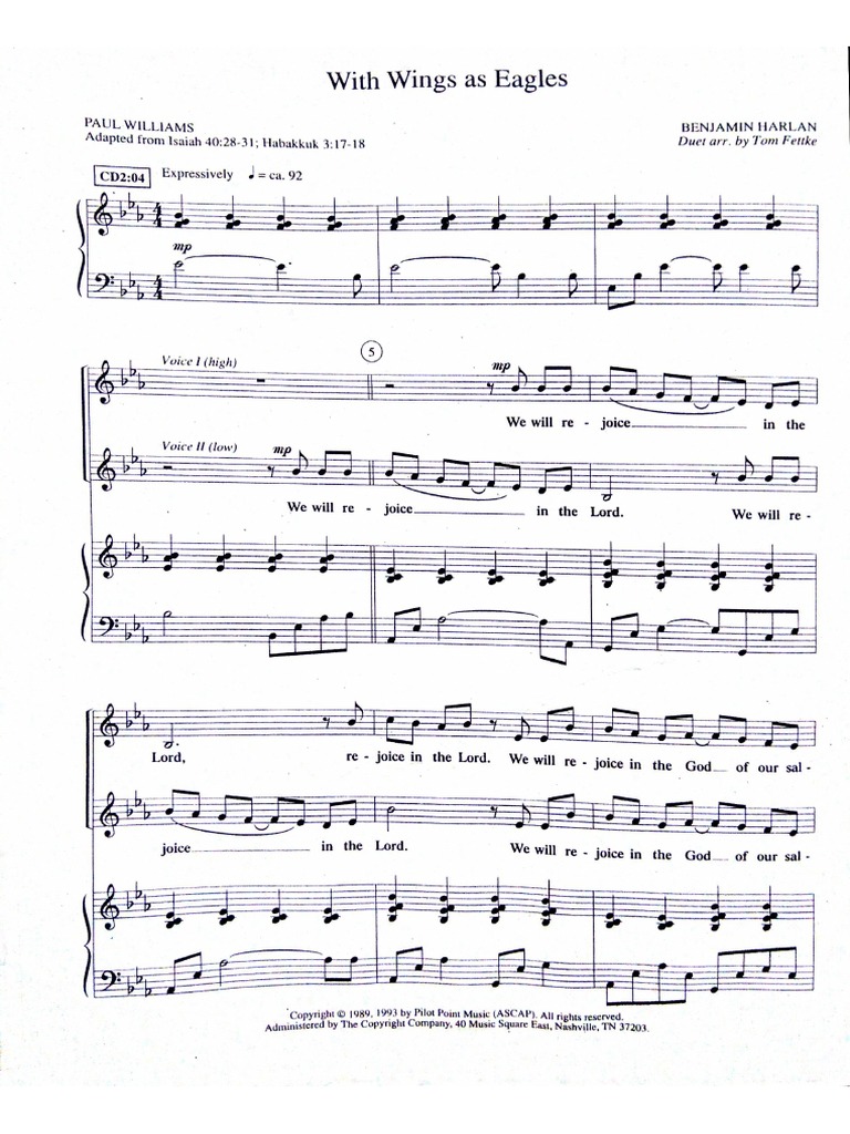 Wings As Eagles - Tom Fettke | PDF