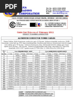 Electric Cable Price List 2024 | PDF | Manufactured Goods | Electrical ...