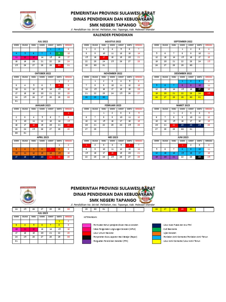 Kalender Pendidikan | PDF