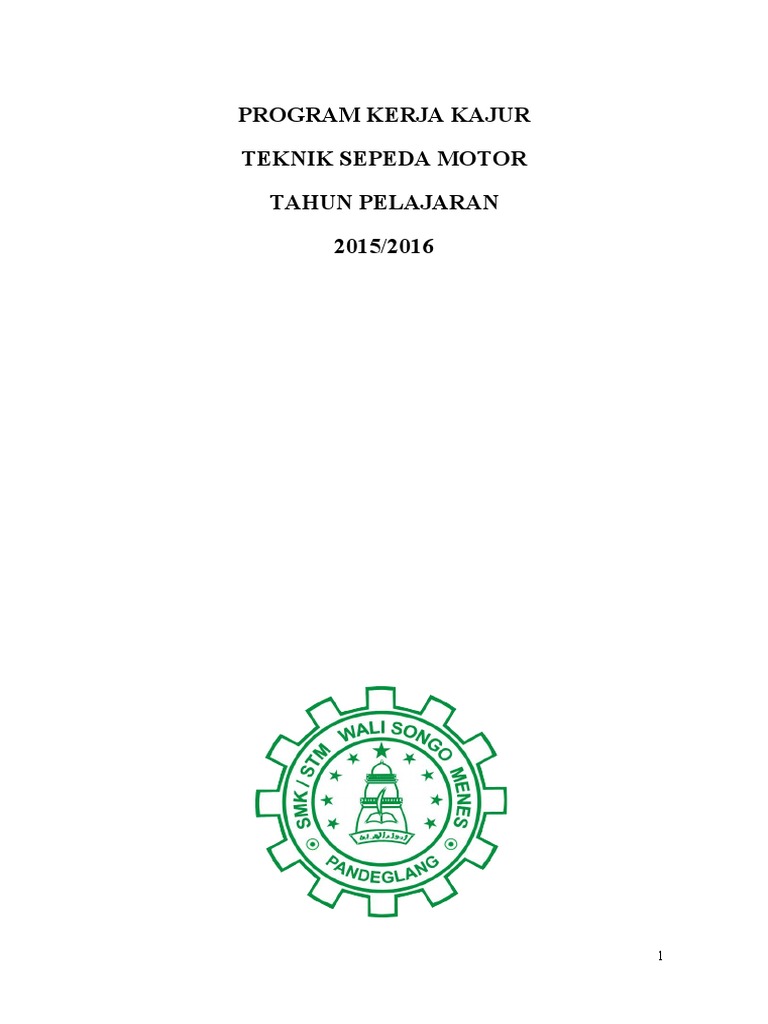 Program Kerja TBSM | PDF | Bisnis