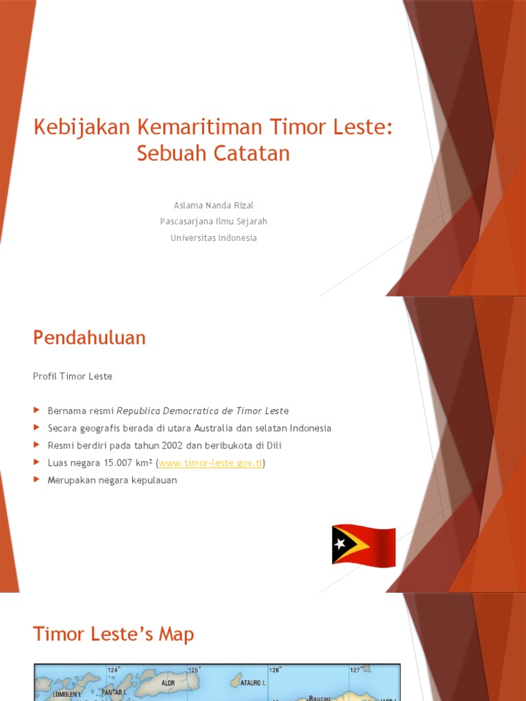 Aslama Nanda - Kemaritiman Timor Leste | PDF