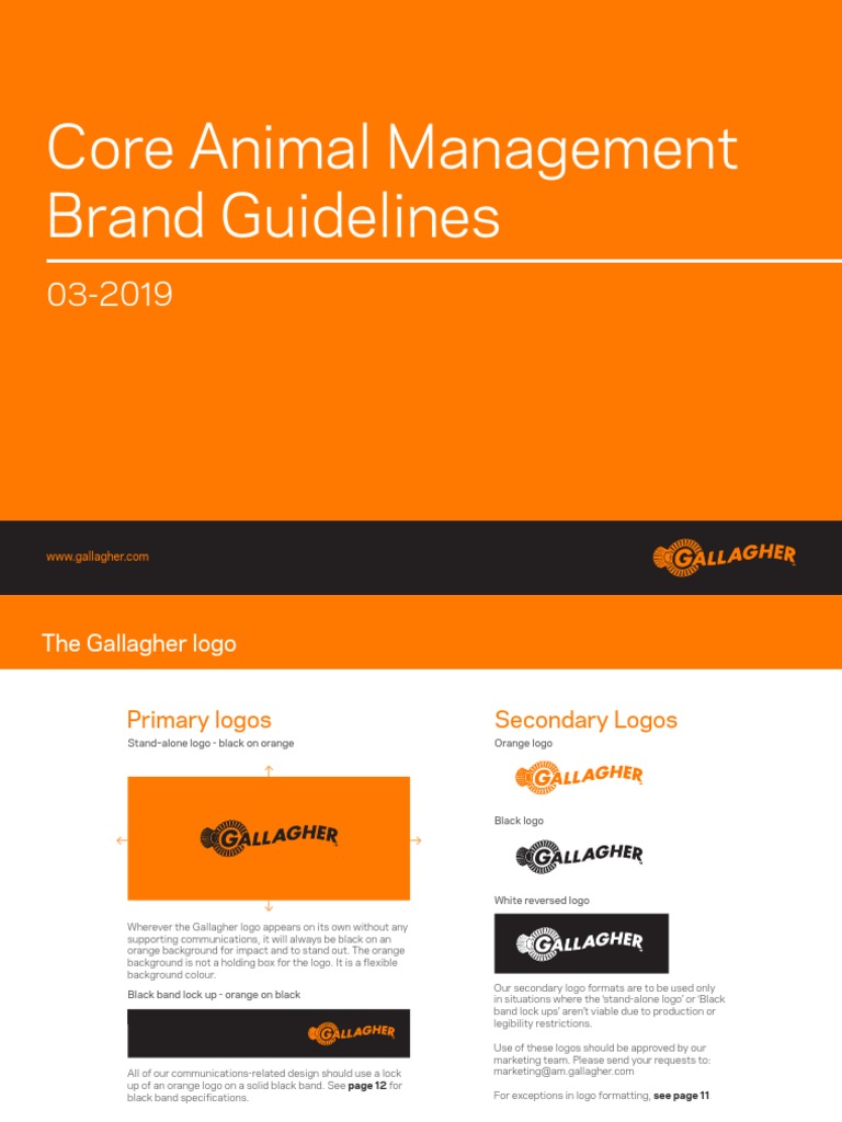 Gallagher Brand Guidelines | PDF | Communication | Design