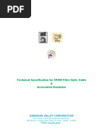 Spe For Opgw 48F India | PDF | Optical Fiber | Specification (Technical Standard)
