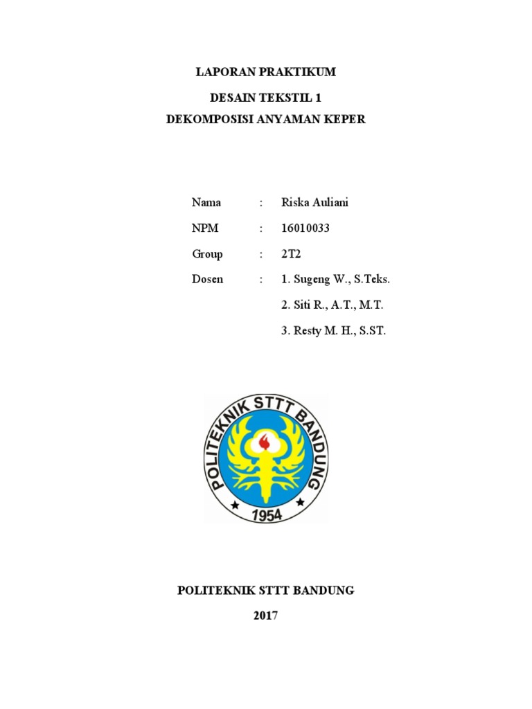 LAPORAN PRAKTIKUM Dekomposisi Anyaman Keeper | PDF | Metode & Bahan Ajar