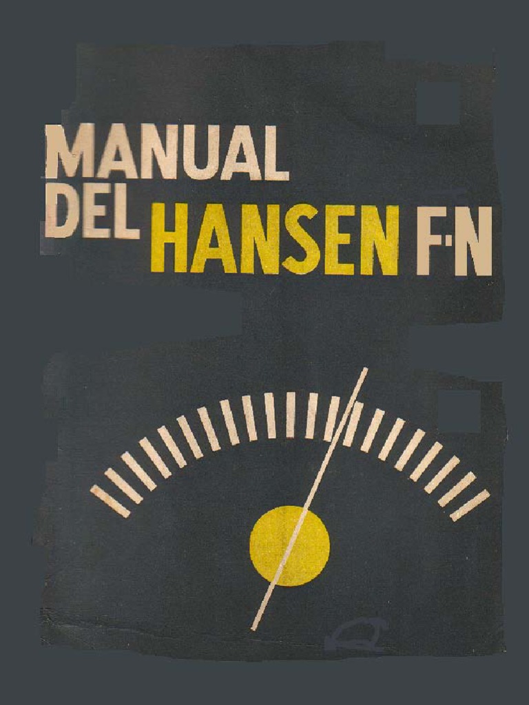 Manual Tester Hansen FN | PDF