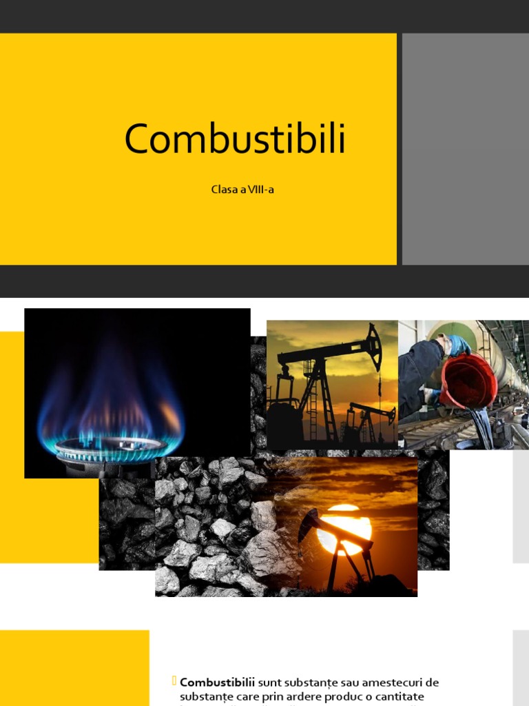 Combustibili Prezentare | PDF