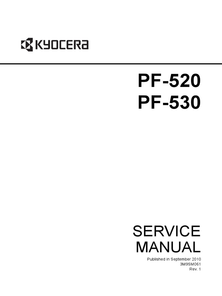 PF-520 PF-530: Service Manual | PDF | Ac Power Plugs And Sockets ...