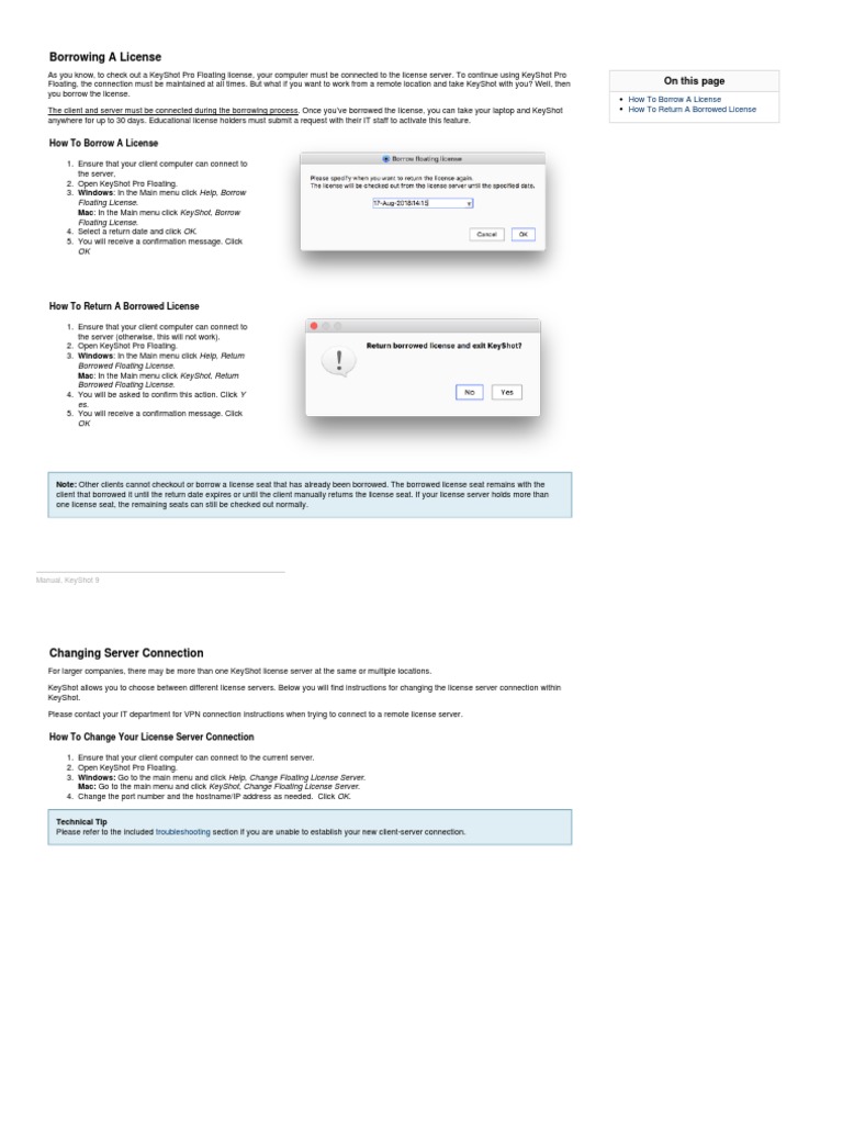 KeyShot9 Manual en 61 90 | PDF | Installation (Computer Programs) | Windows Registry