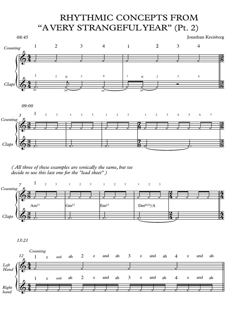 Rhythm Ic Concepts From: Jonathan Kreisberg | PDF
