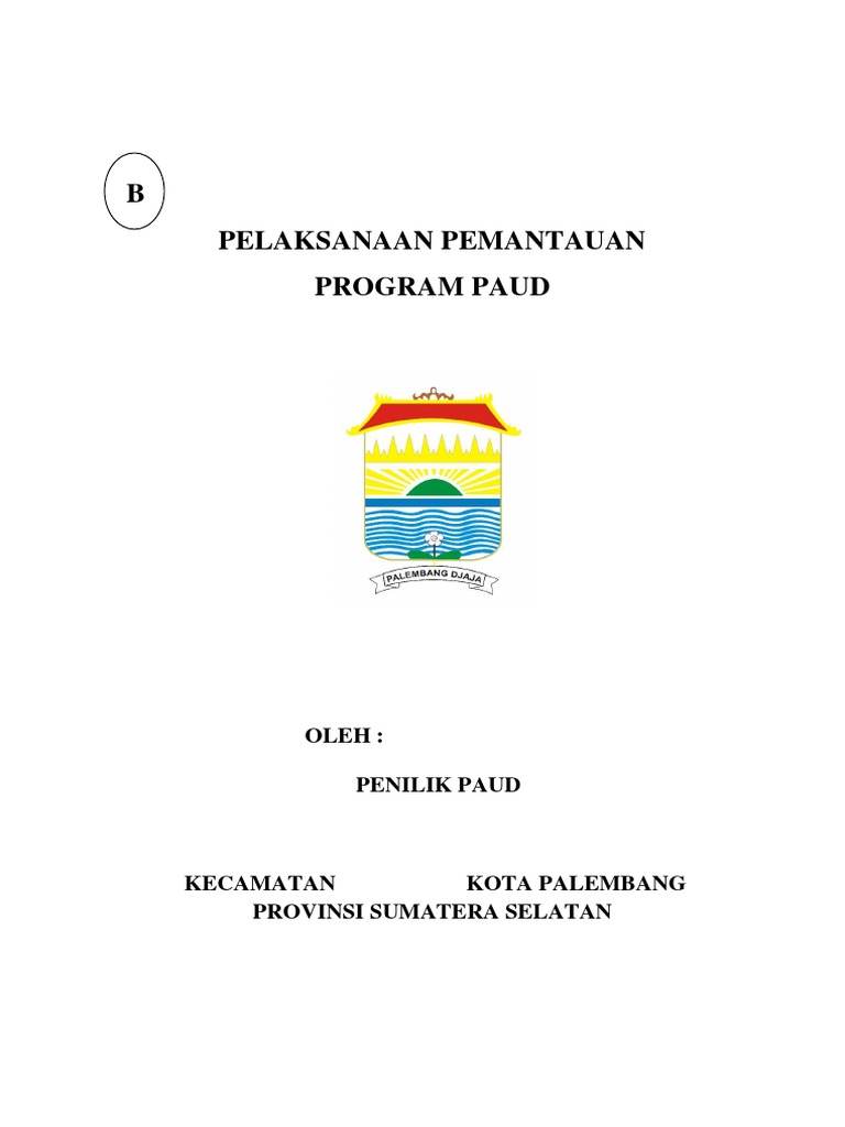 Instrumen Pemantauan Program Paud | PDF