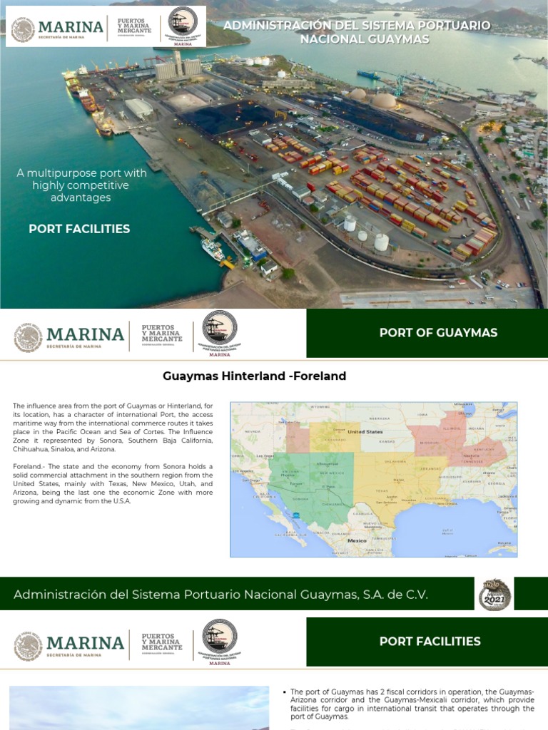 Sistema Portuario de Guaymas | PDF | Port | Sonora
