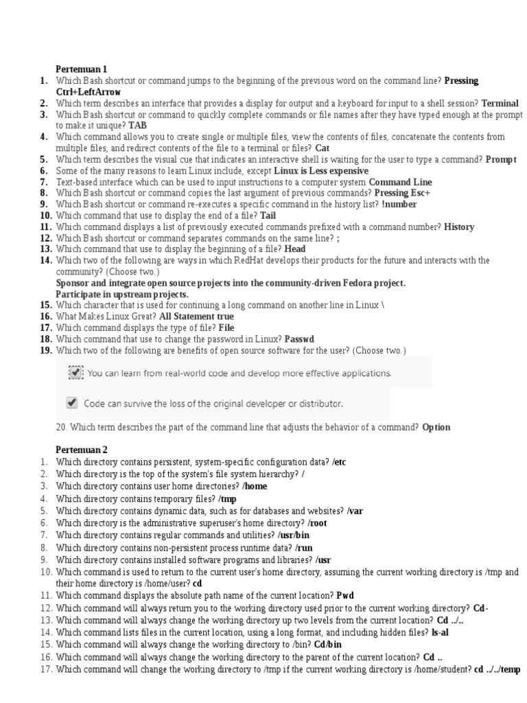 Kumpulan Kuis Administrasi Sistem | PDF | Ip Address | Secure Shell