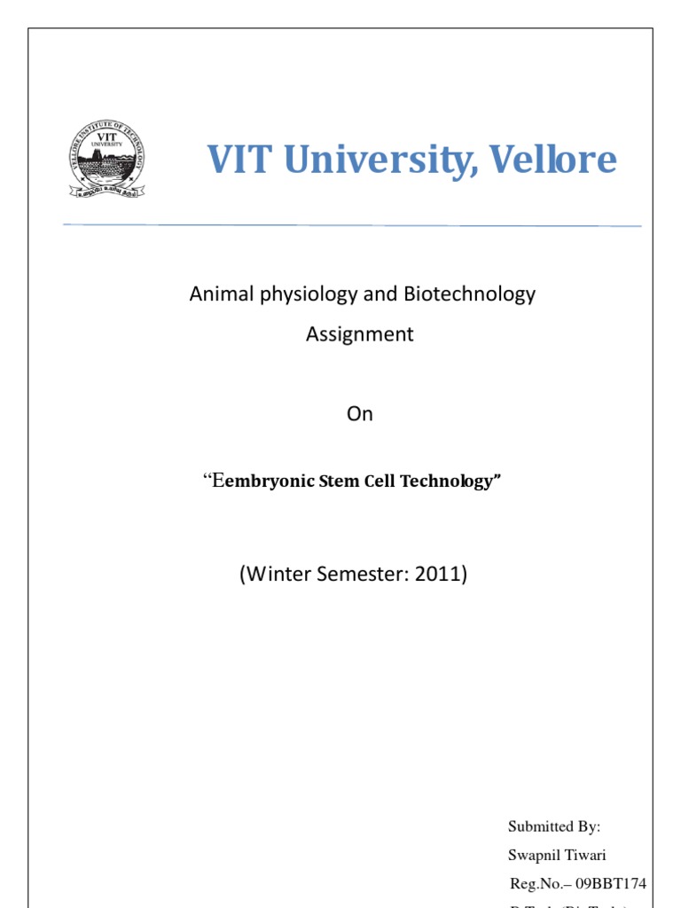 Embryonic Stem Cell Technology Overview | PDF