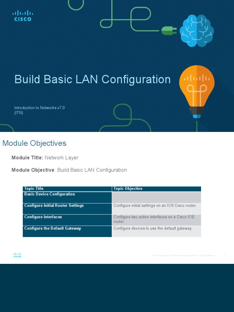 3.2 Build Basic LAN Configuration | PDF | Ip Address | I Pv6