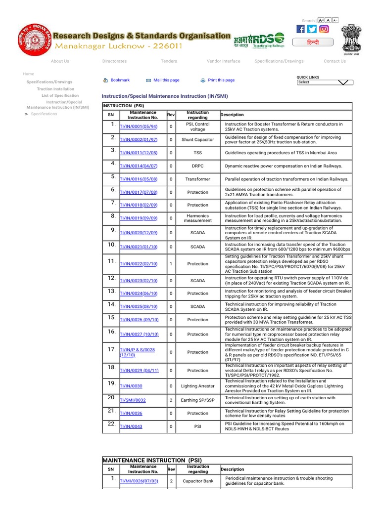 WELCOME TO RDSO | PDF | Electrical Substation | Transformer