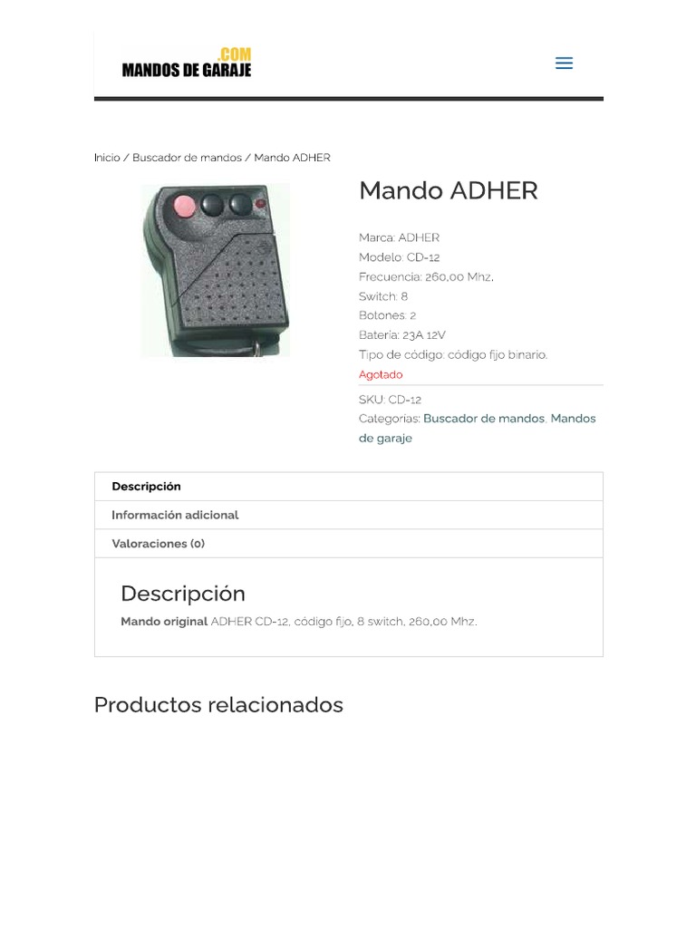 Mando Adher | PDF