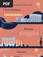 Greek Mythology: Hades and Persephone | PDF | Hades | Persephone