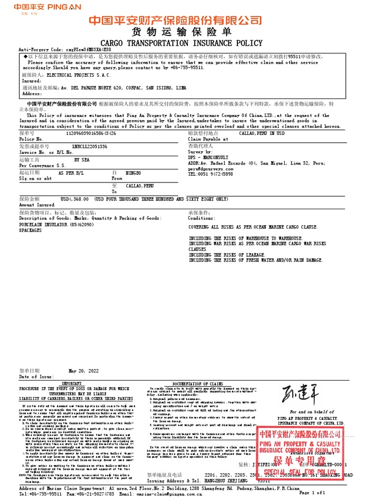 Insurance Seguro | PDF | Insurance | Legal Liability