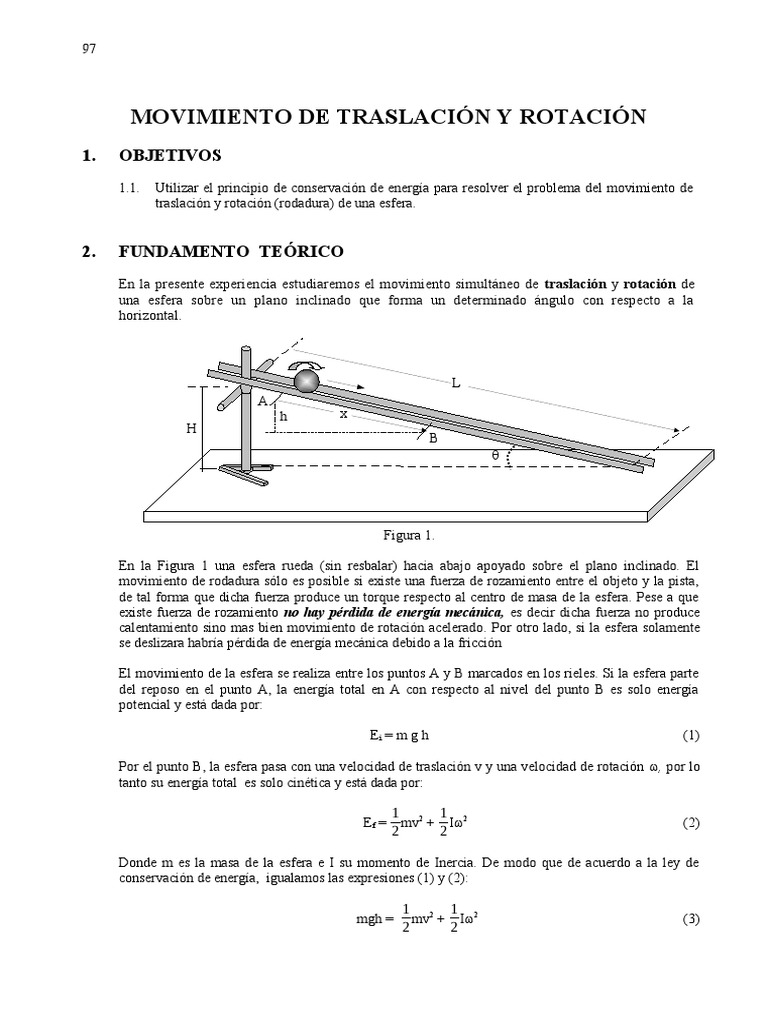 S8 Movimiento de Traslacion y Rotacion NRC 3841 Max Valeriano | PDF ...