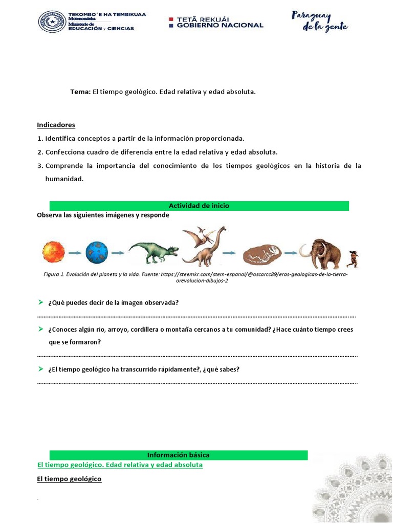 Tiempos Geologicos Edad Relativa y Edad Absoluta 2 - 220712 - 153233 ...