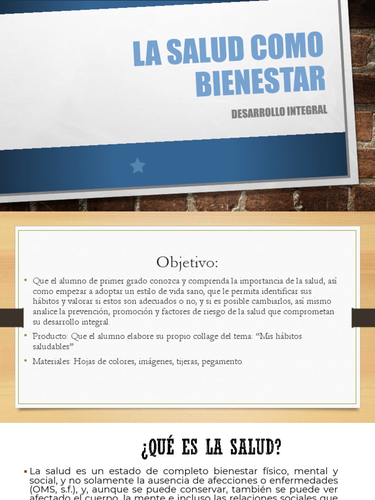 Educación en Salud y Hábitos Saludables | PDF