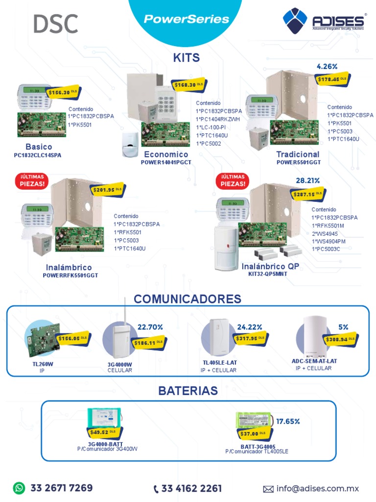 00 Catalogo Solucion INTRUSION DSC | PDF | Data Transmission | Telecommunications Engineering