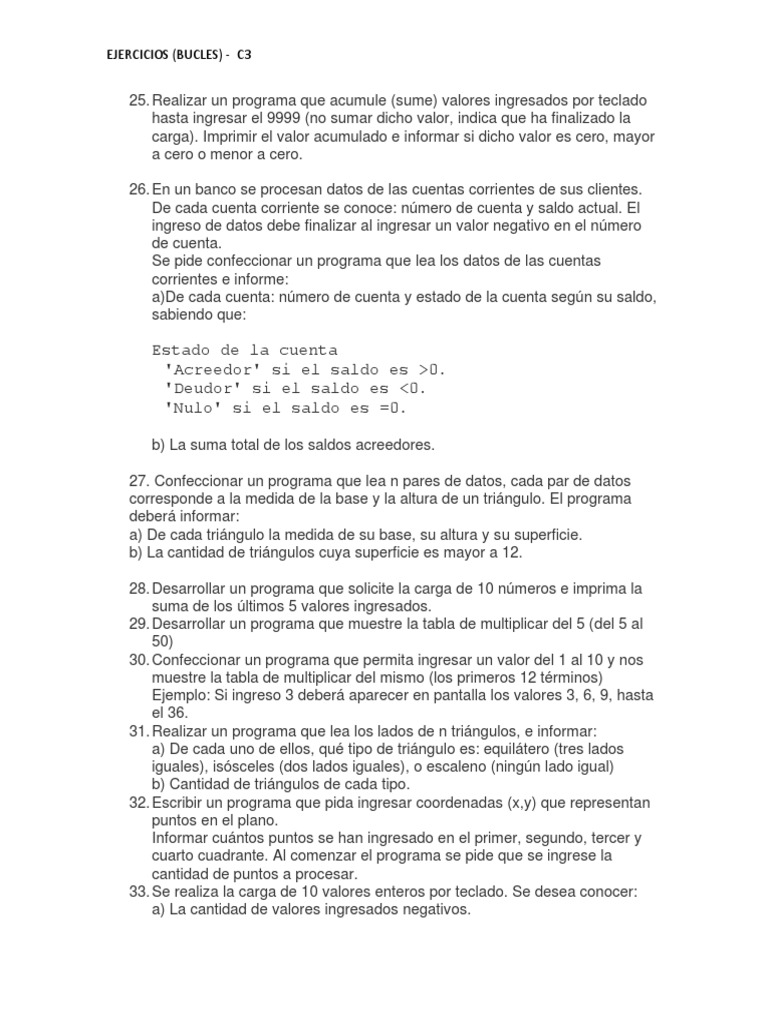 C3 - Ejercicio | PDF