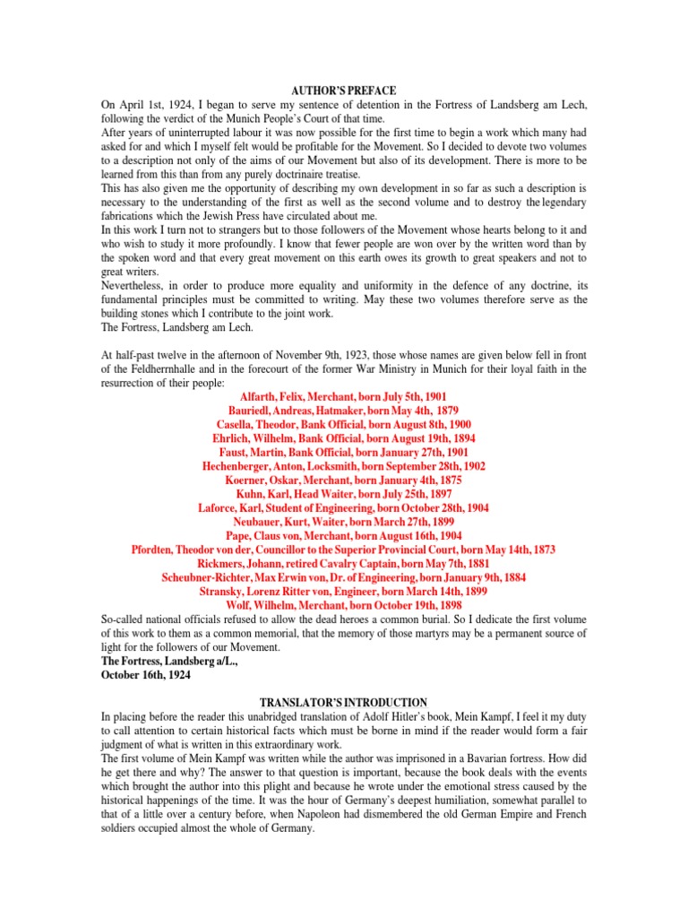 Adolf Hitler - Mein Kampf | PDF | Holy Roman Empire | Adolf Hitler