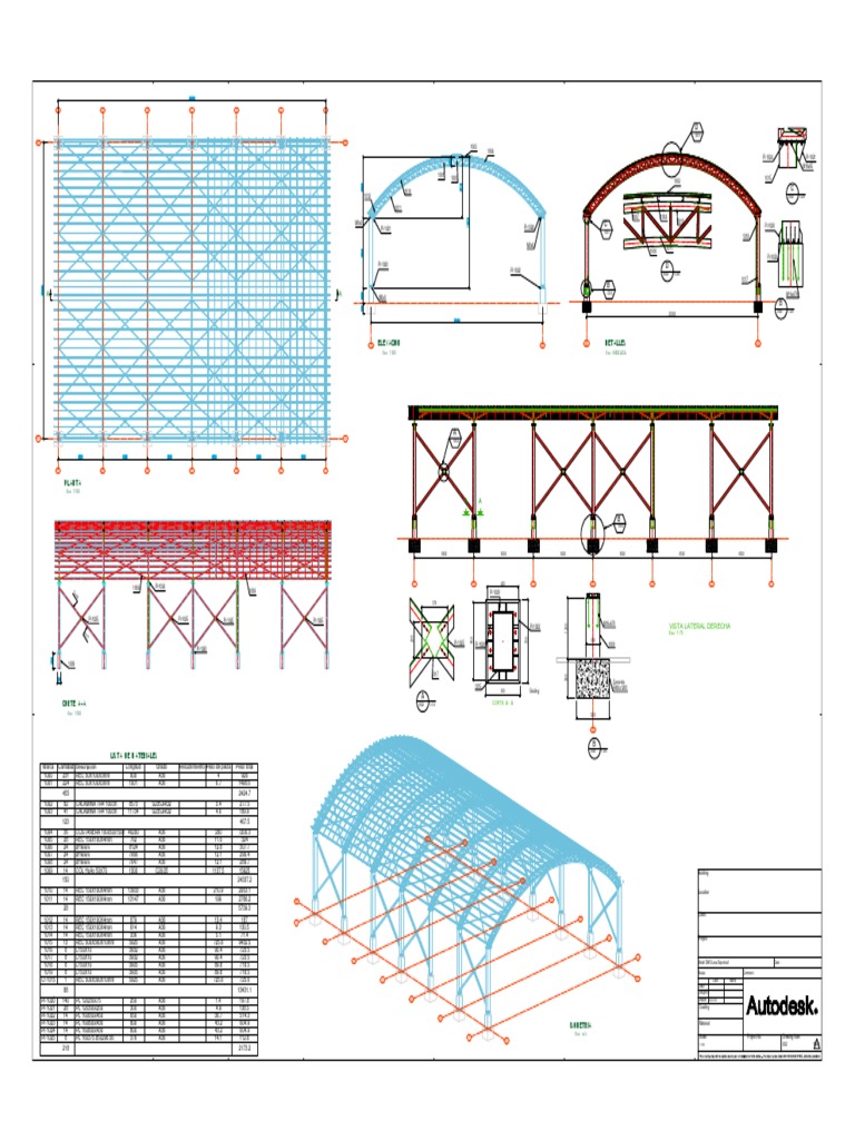 Plano Techo Parabolico-Model | PDF