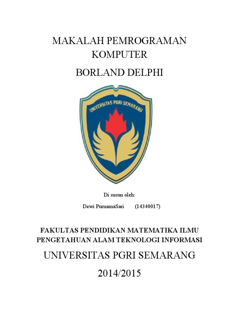 Panduan Lengkap Borland Delphi 7 | PDF