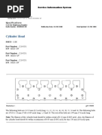 CAT C15 Torque Specifications Guide | PDF