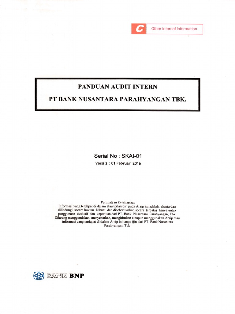 REF NO 135 - Panduan Audit Intern Versi 2 - 2016 02 01 | PDF
