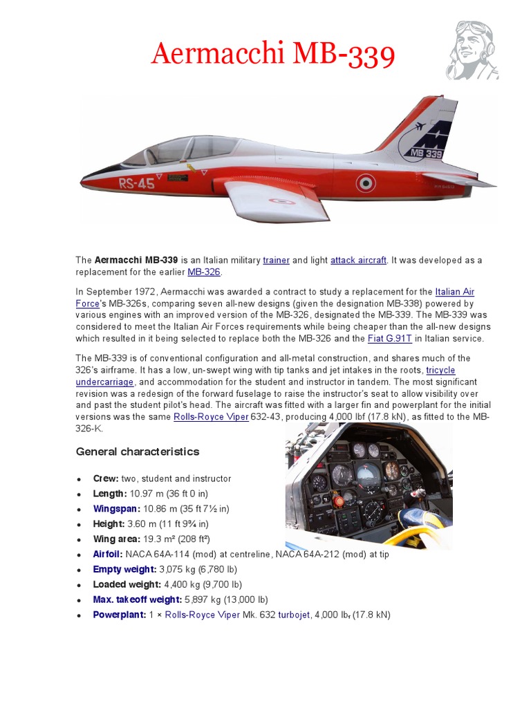 Final_MB339_2 | PDF | Aircraft | Aviation