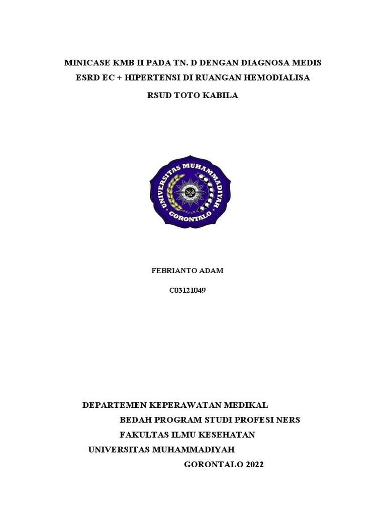 Minicase KMB 2 Febrianto Adam | PDF